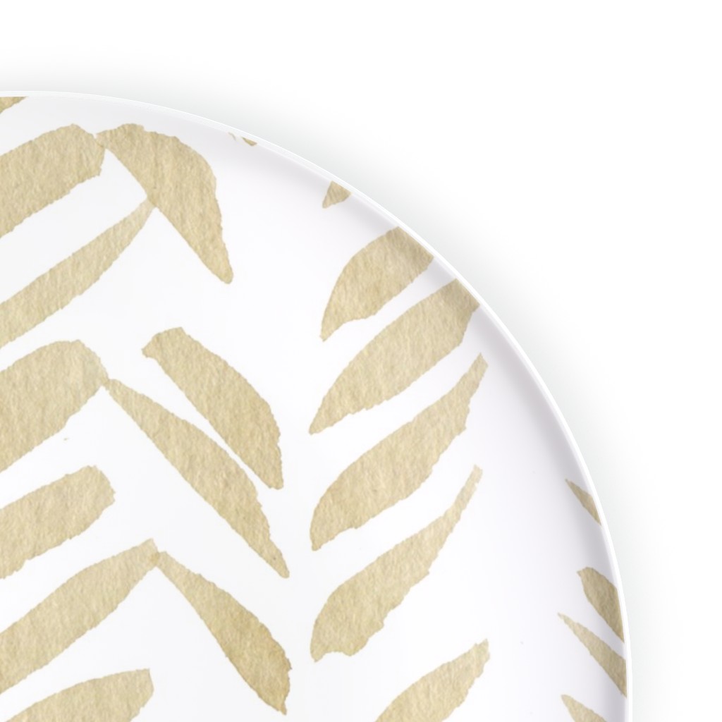 Leaf - Gold Salad Plate | Shutterfly