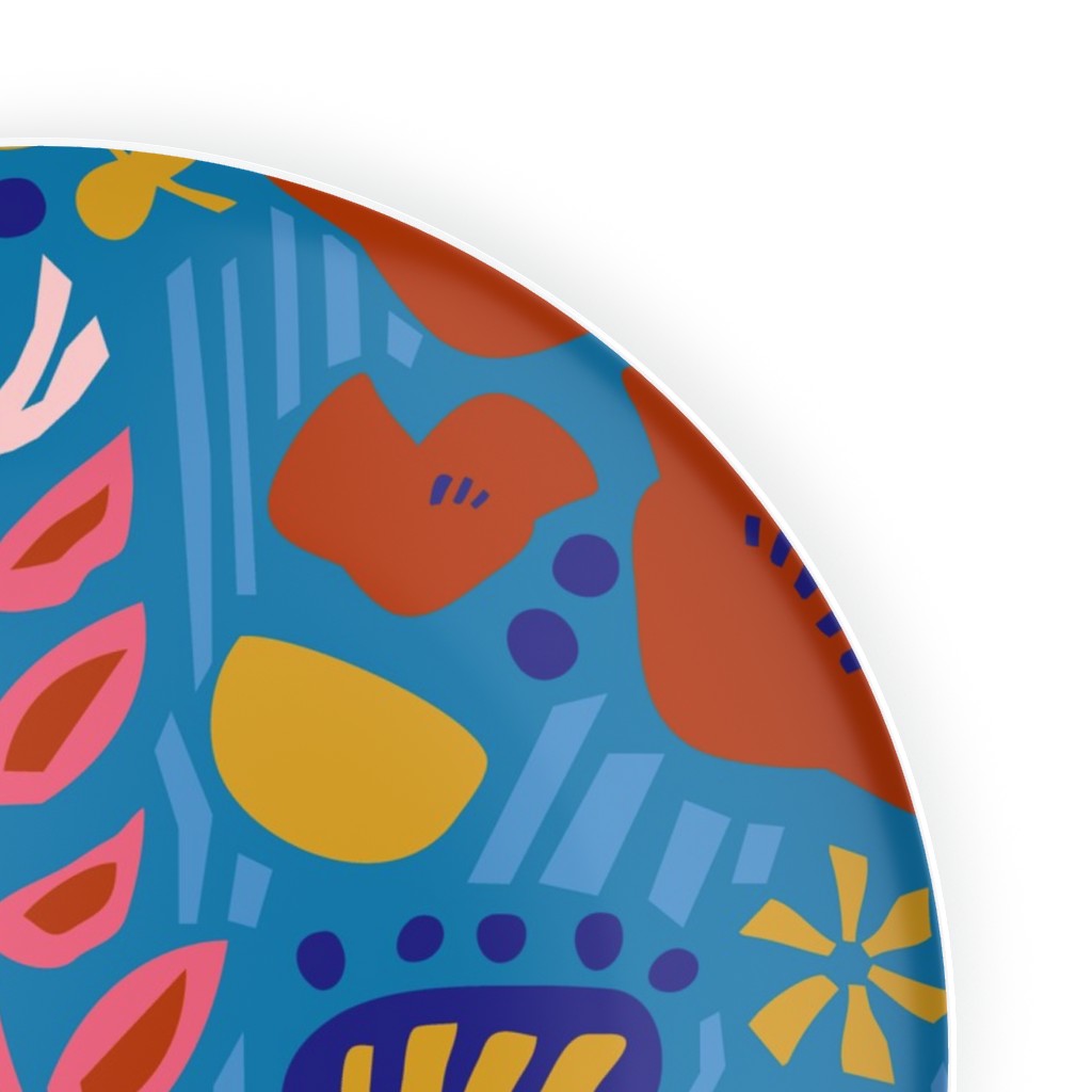 Paper Cut Floral Garden Salad Plate | Shutterfly