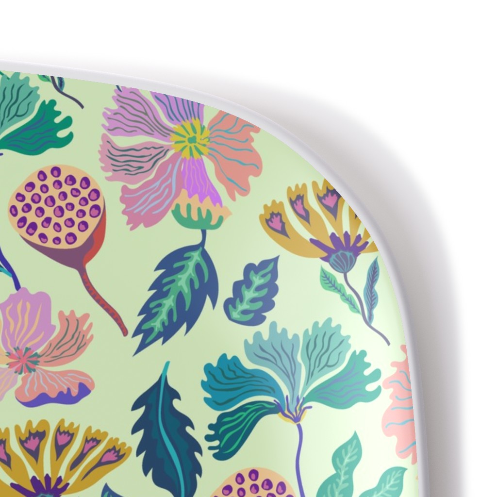 Indian Florals - Light Green Serving Platter | Shutterfly