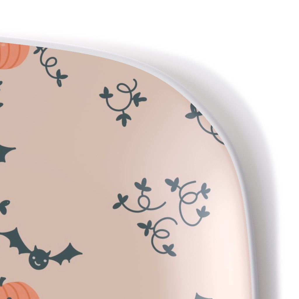 Cute Pumpkins and Bats - Orange and Black Serving Platter | Shutterfly