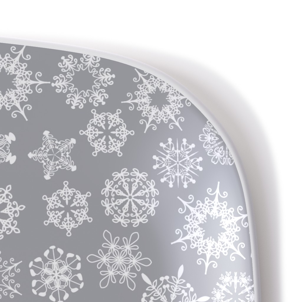Snowflake Silver Serving Platter | Shutterfly