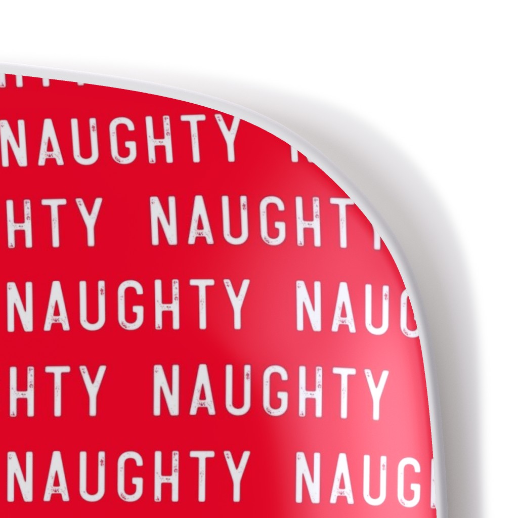 Naughty - Red Serving Platter | Shutterfly