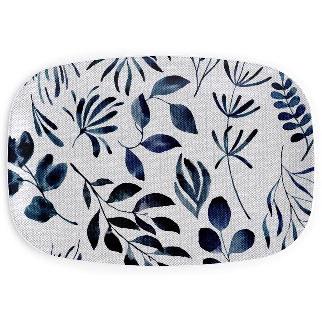 Leaves Nature Botanical Prints Serving Platter | Shutterfly