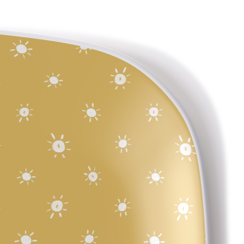 Dotted Suns - Yellow Serving Platter | Shutterfly