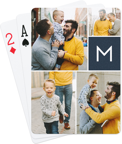 Gallery of Four Monogram Playing Cards | Shutterfly