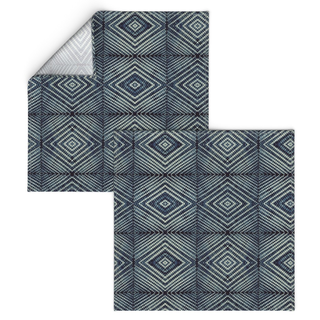 Shibori Boxes - Blue Cloth Napkin | Shutterfly