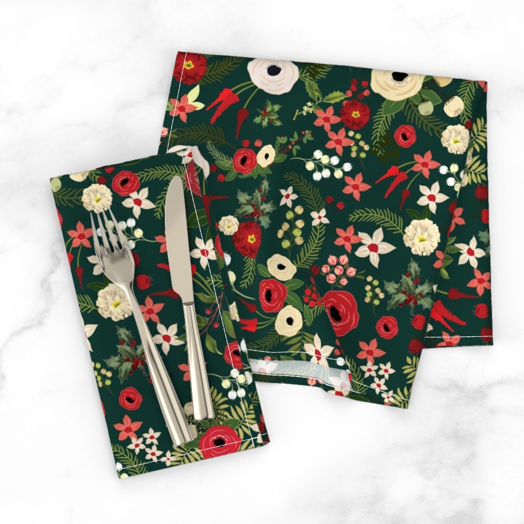 Vintage Floral Cloth Napkin | Shutterfly