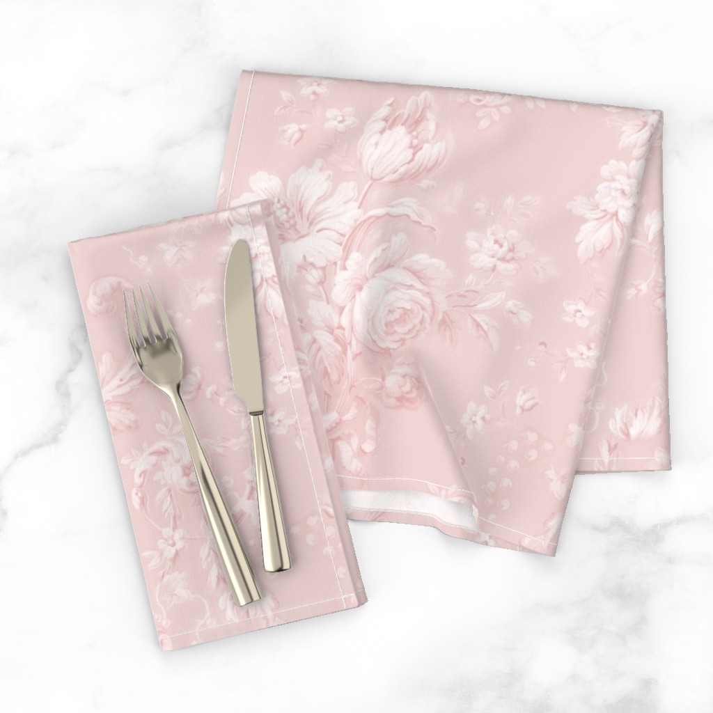 Faded Rococo Peony Cloth Napkin | Shutterfly