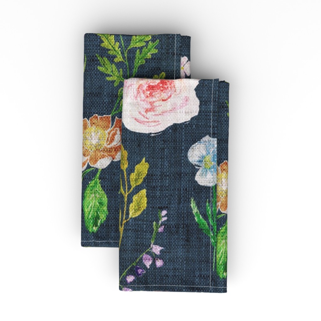 Jane - Navy Cloth Napkin | Shutterfly