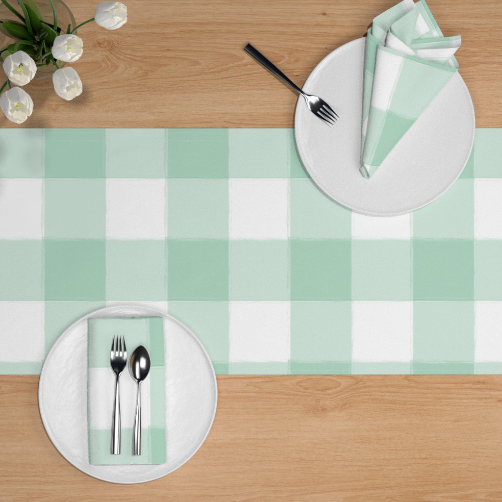 Buffalo Check Gingham Table Runner | Shutterfly