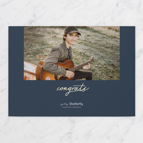 Layered Fonts 5x7 Gate Fold Card by Yours Truly | Shutterfly