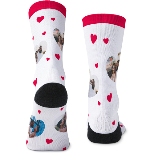 Floating Hearts Custom Socks by Shutterfly | Shutterfly