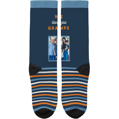 Photo and Stripes Custom Socks by Shutterfly | Shutterfly