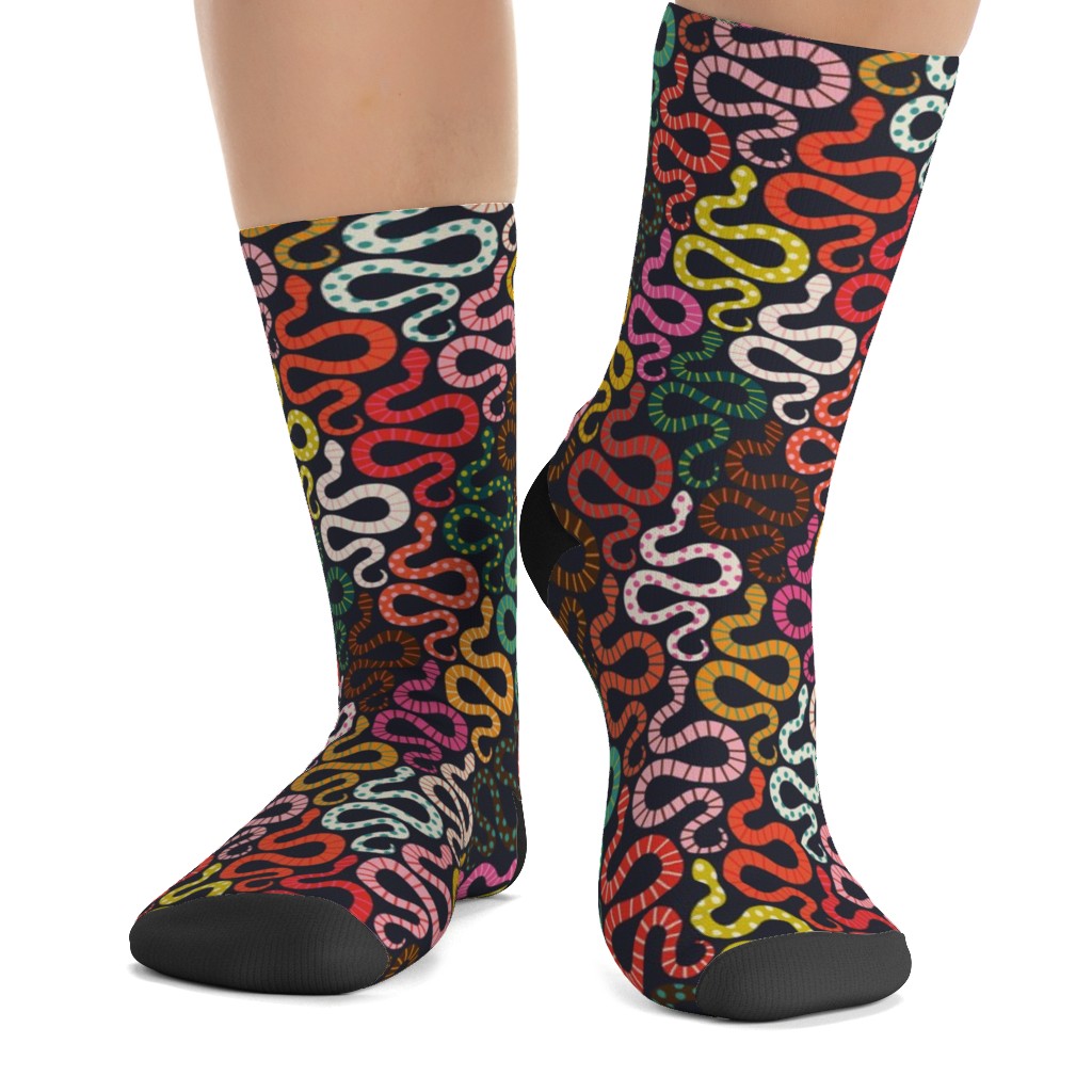 Snake-a-Delic - Multi Color Custom Socks | Shutterfly Snake-a-Delic - Multi Color Custom Socks | Shutterfly