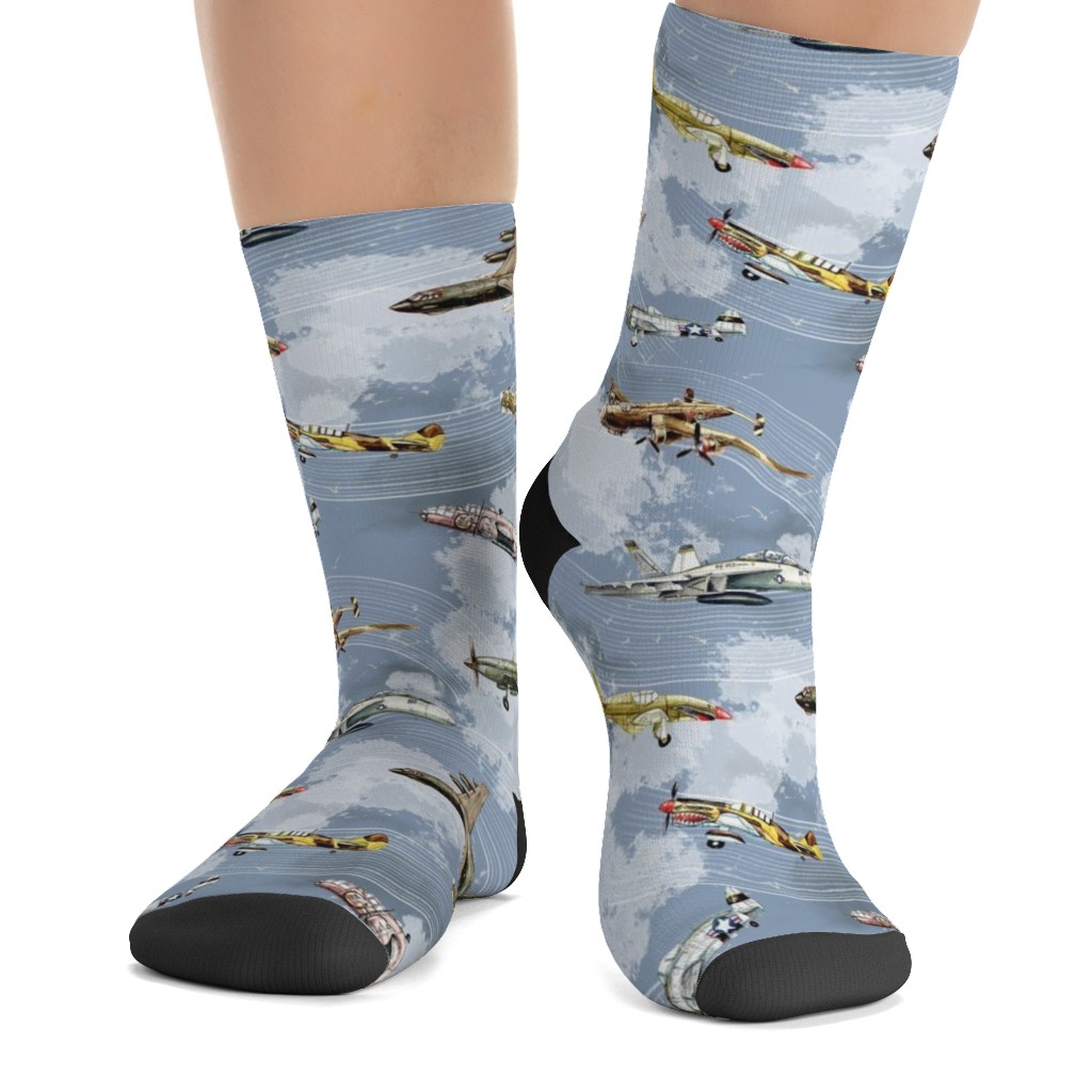 Military Planes Custom Socks | Shutterfly