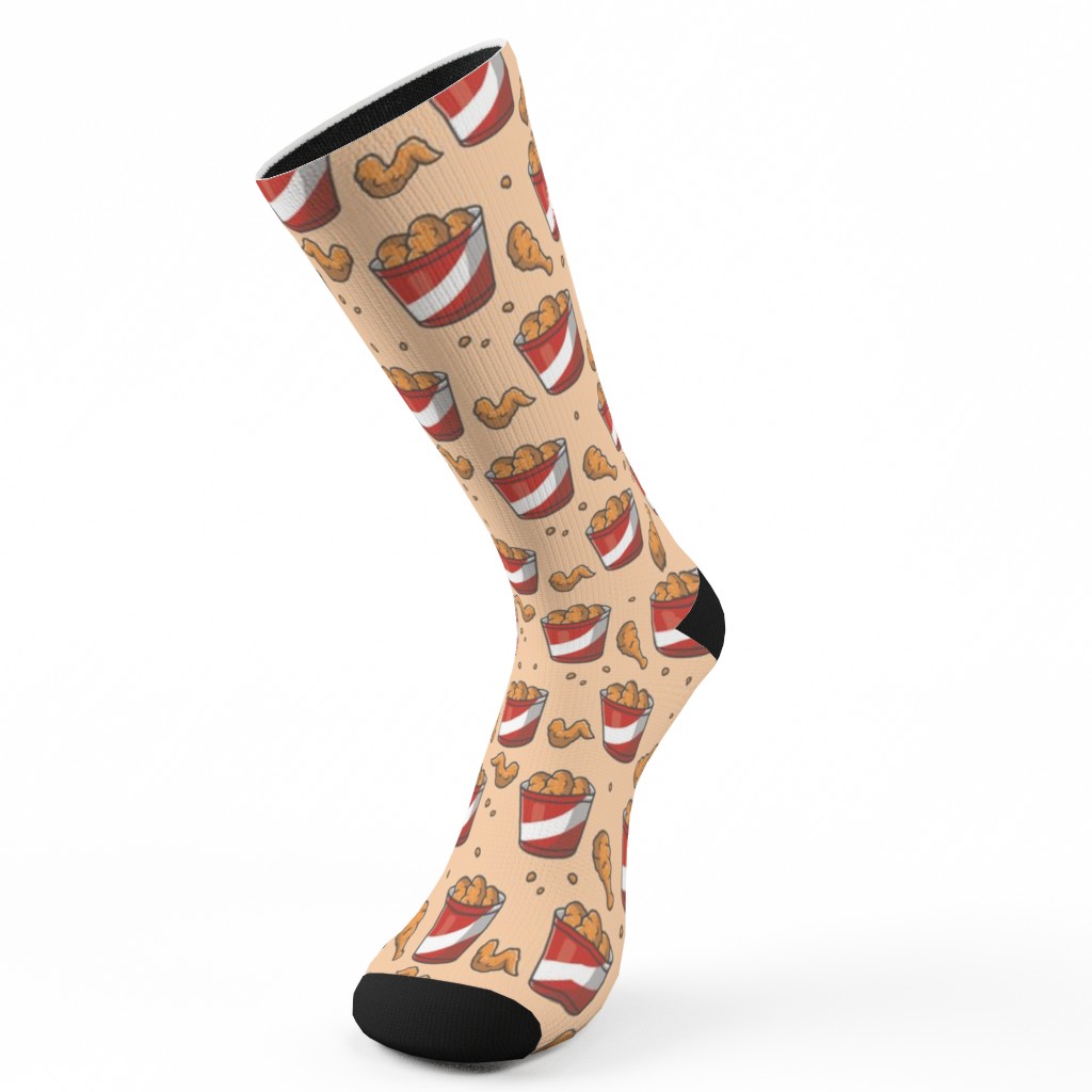 Fried Chicken Bucket Custom Socks | Shutterfly