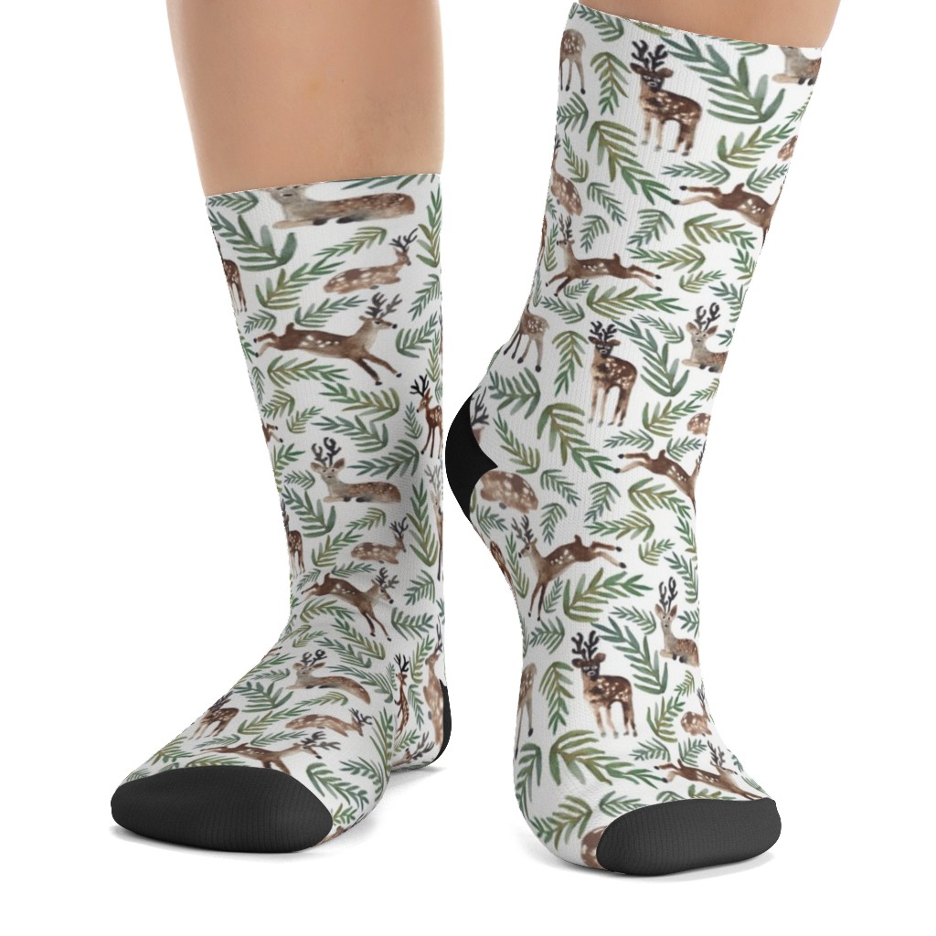 Loved Dearly - Green and Brown Custom Socks | Shutterfly