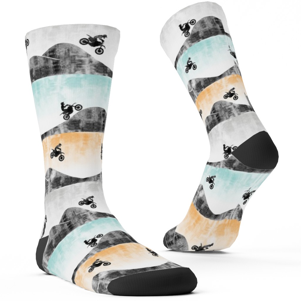 Motocross Dirt Bike Custom Socks | Shutterfly