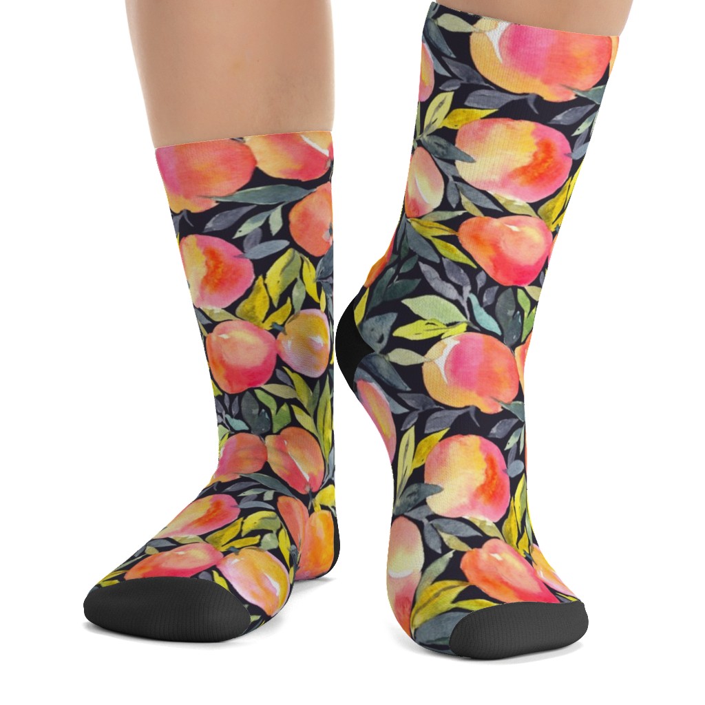 Fragrant Peaches - Multi Custom Socks | Shutterfly