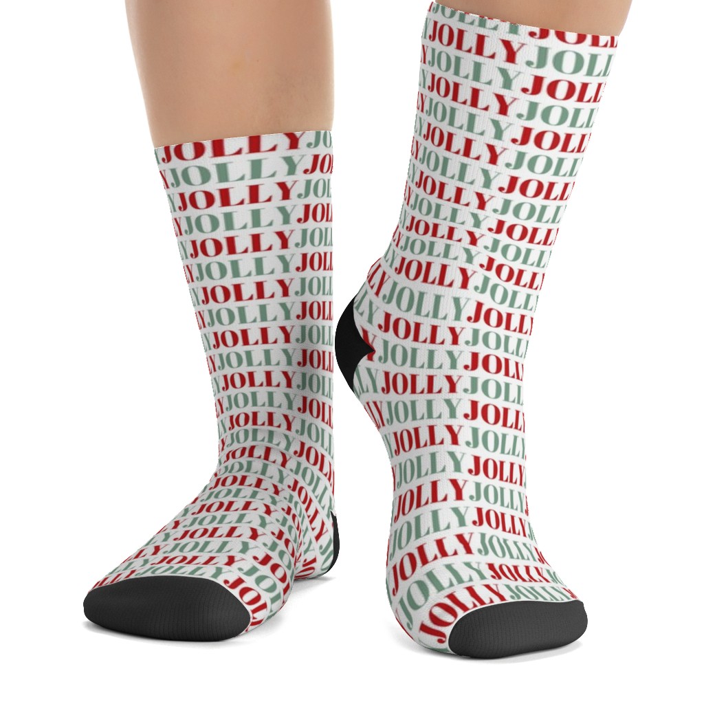Jolly Print Repeat Custom Socks | Shutterfly