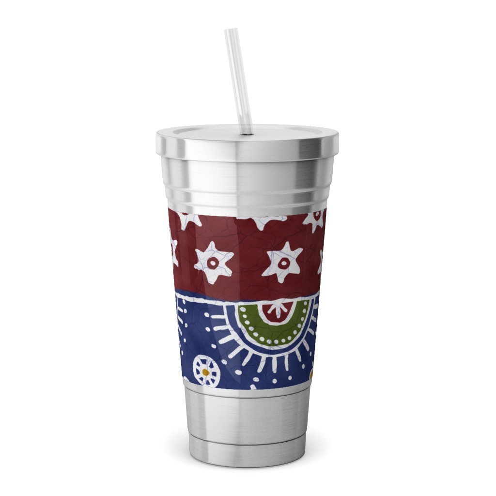 Batik Complete - Warm Stainless Tumbler with Straw | Shutterfly