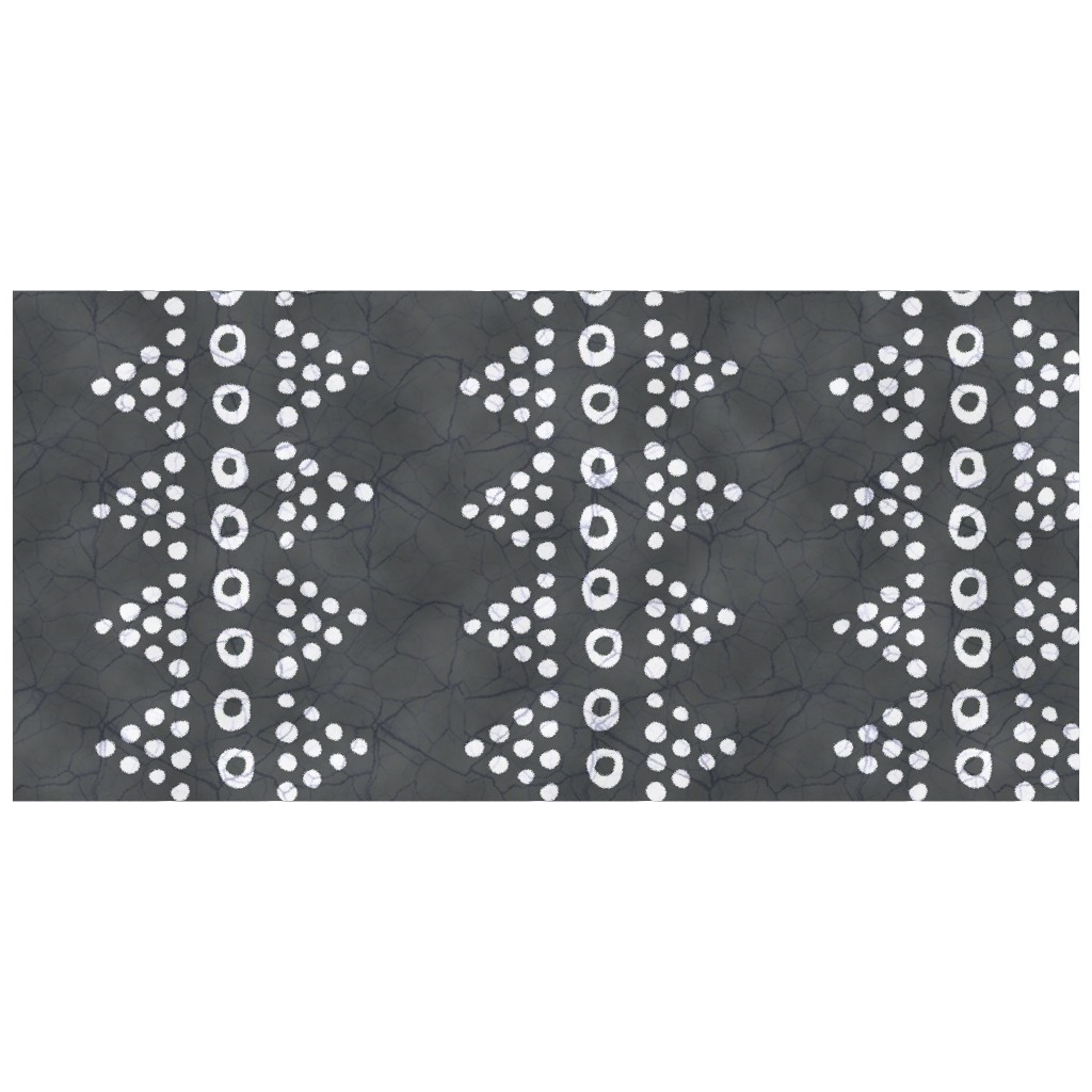 Batik Triangle Stripe - Earth Smoke Stainless Steel Water Bottle with ...