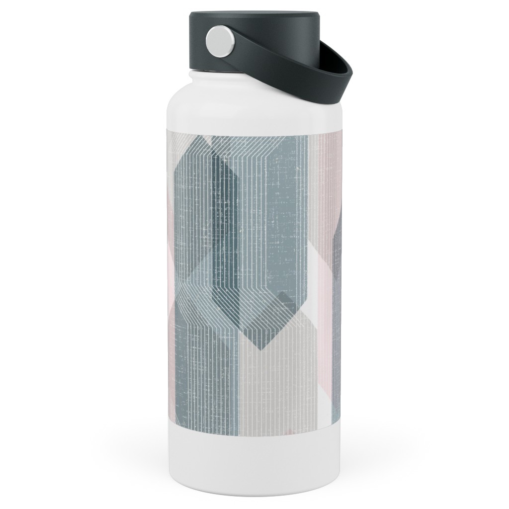 Deco Mod Hex Reflections - Sorbet Stainless Steel Wide Mouth Water Bottle | Shutterfly