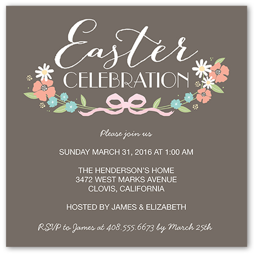 Paper EASTER SUNDAY INVITATION Templates etna.com.pe