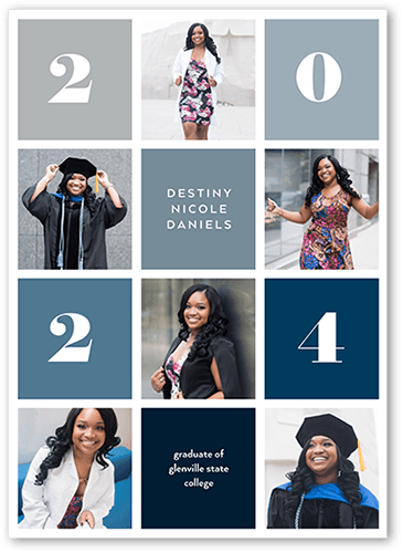 Grad Lattice 5x7 Stationery Card by Yours Truly | Shutterfly