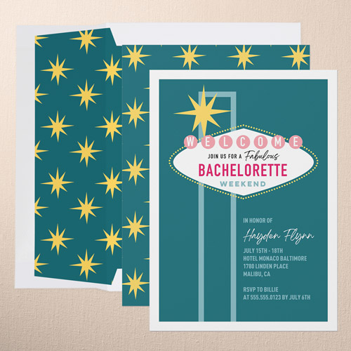 Iconic Lights 5x7 Stationery Card by Blonde Designs | Shutterfly