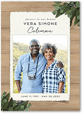 Brown Sympathy Cards | Memorial & Funeral Cards | Shutterfly