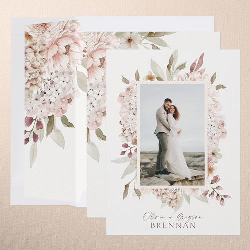 Hydrangea Highlight 5x7 Stationery Card by Lady Jae | Shutterfly