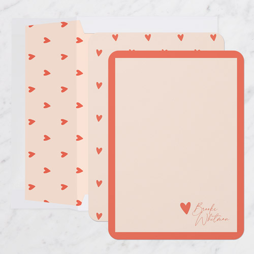 Heart Signature 5x7 Stationery Card by Yours Truly | Shutterfly Heart Signature 5x7 Stationery Card by Yours Truly | Shutterfly