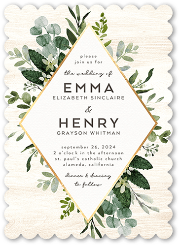 Wedding Invitation Paper | Shutterfly