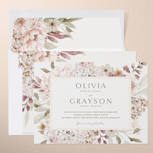 Hydrangea Highlight 5x7 Stationery Card by Lady Jae | Shutterfly