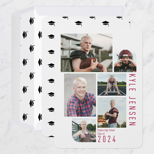Grad Montage 6x8 Stationery Card by Yours Truly | Shutterfly