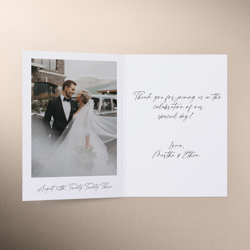 Alpine Affection 3x5 Folded Card by Yours Truly | Shutterfly