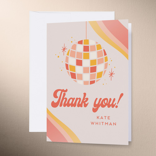 Disco Daydream 3x5 Folded Card by Yours Truly | Shutterfly