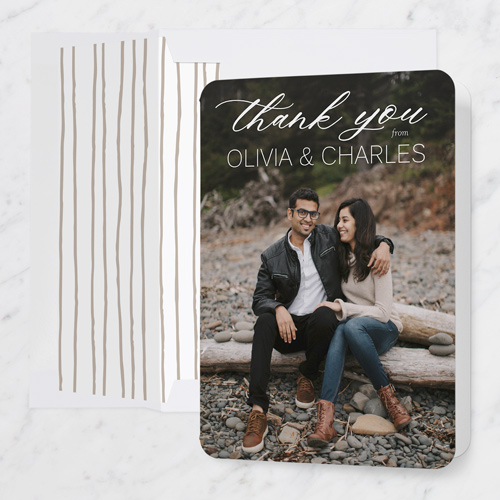 Great Script 5x7 Folded Card by Yours Truly | Shutterfly