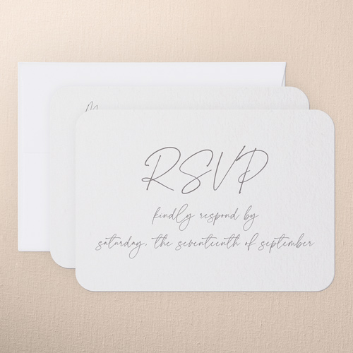 All Script RSVP Card by Yours Truly | Shutterfly