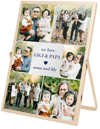 Grandparent Collage Tabletop Floating Framed Print by Shutterfly ...