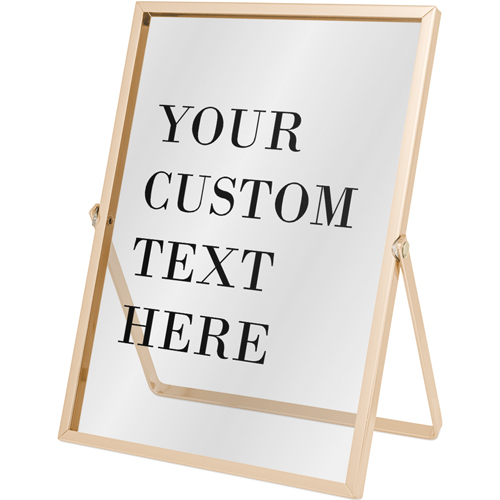 Custom Text Gallery Tabletop Floating Framed Print by Shutterfly ...