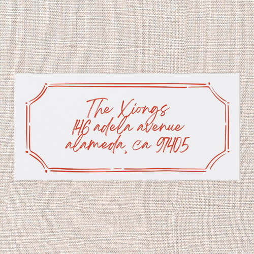 Framed By Love Address Label by Lady Jae Designs | Tiny Prints