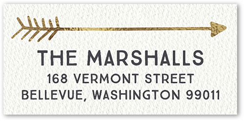 Rustic Celebration Address Label by Sarah Hawkins Designs | Tiny Prints