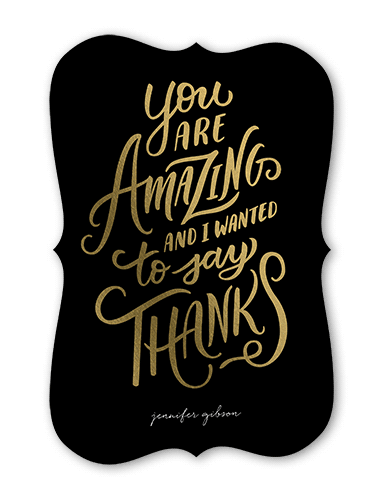 Simply Amazing 5x7 Stationery Card by Elk Design | Tiny Prints