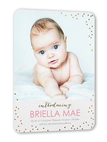 Spectacular Intro Girl 5x7 Stationery Card by Magnolia Press | Tiny Prints