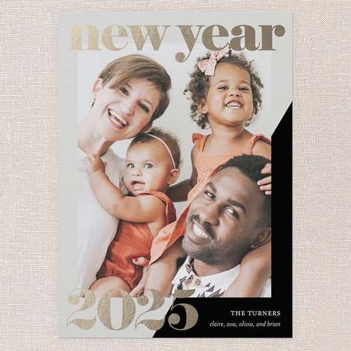 Diagonal Colorblock 5x7 Stationery Card by Simplyput | Tiny Prints