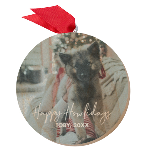 Circle Wooden Ornament | Shutterfly