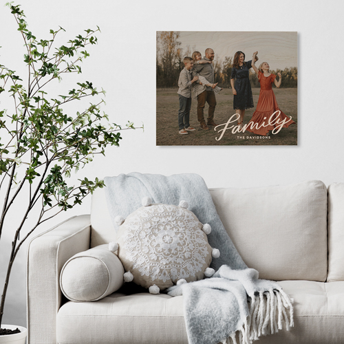 Family Letters Wood Print by Shutterfly | Shutterfly