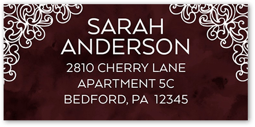 Purple Address Labels | Shutterfly